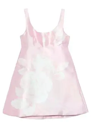 MARQUES' ALMEIDA Printed A-line Dress - Pink