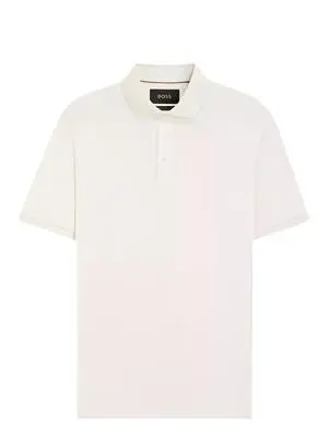 BOSS L-perry 14 Short-sleeve Polo Shirt - Neutrals