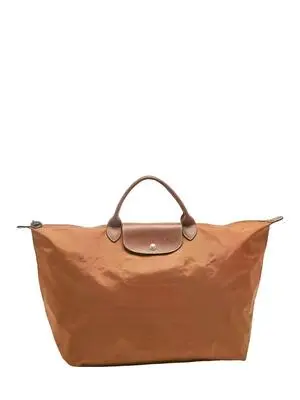 Longchamp Logo Tote - Brown
