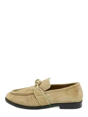 Bottega Veneta Knot Suede Loafers - Neutrals