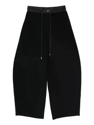 Sacai Drawstrings Track Pants - Black