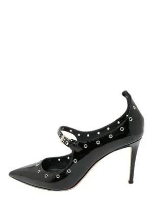 GIUSEPPE ZANOTTI Leather Eyelet Pumps