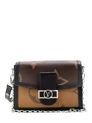 LOUIS VUITTON Dauphine Shoulder Bag Reverse Monogram Giant Mm - Brown
