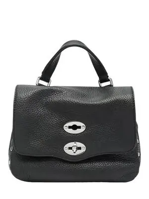 ZANELLATO Stud Detail Top-handle Tote - Black