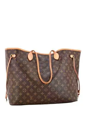 LOUIS VUITTON Neverfull Gm Monogram Canvas Tote Bag - Brown
