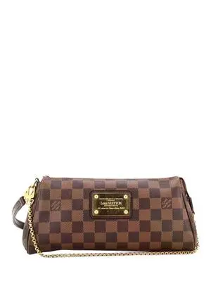 LOUIS VUITTON Eva Damier Clutch - Brown