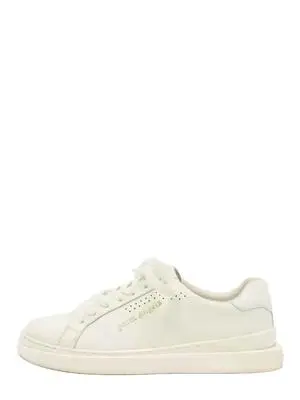 Palm Angels Logo-detail Leather Sneakers - White