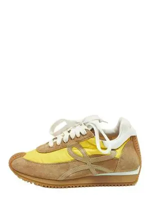 Loewe Anagram Panelled Sneakers - Yellow