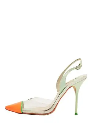 SOPHIA WEBSTER Daria Slingback Pumps - Green