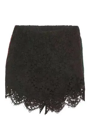 Gucci Lace Trim Shorts - Black