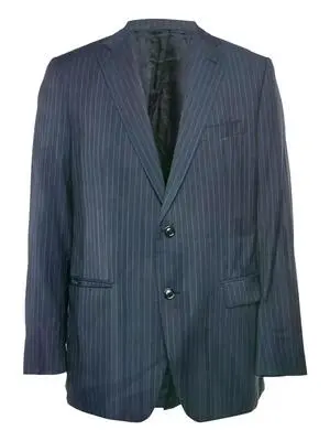 Burberry Pinstripe Blazer - Blue