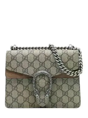 Gucci Small Gg Supreme Dionysus Crossbody Bag - Brown