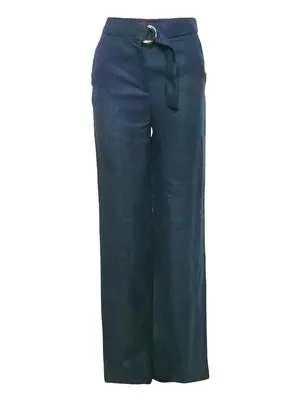 Carolina Herrera Belted Trousers - Blue