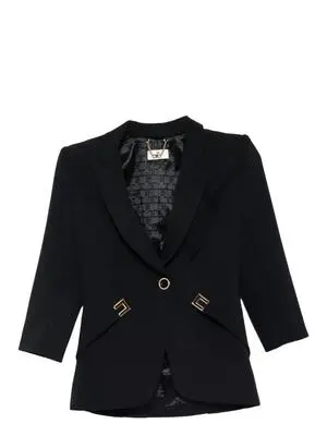 Elisabetta Franchi Single-breasted Blazer - Blue