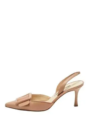MANOLO BLAHNIK Maysli Leather Pumps
