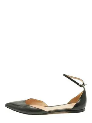 GIANVITO ROSSI Gia Leather Ballet Flats
