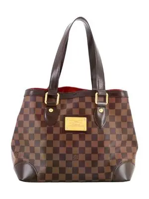 LOUIS VUITTON Hampstead Handbag Damier Pm Tote - Brown