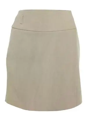 Gucci Gabardine Mini Skirt - Neutrals