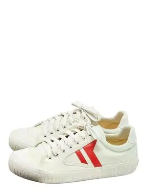 Celine Canvas Low-top Sneakers - White