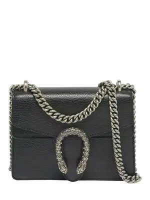 GUCCI Small Dionysus Leather Shoulder Bag