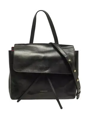 MANSUR GAVRIEL Flap Leather Tote Bag - Black