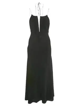 TOTEME Halter-neck Maxi Dress - Black