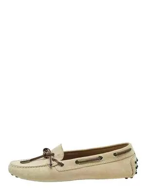 TOD'S Gommino Suede Loafers - Neutrals