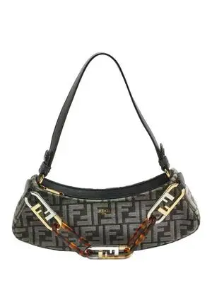 Fendi O'lock Swing Zucca Shoulder Bag - Grey