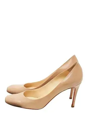 CHRISTIAN LOUBOUTIN Leather Point-toe Pumps - Neutrals