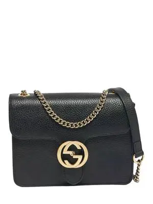 Gucci Leather Crossbody Bag - Black