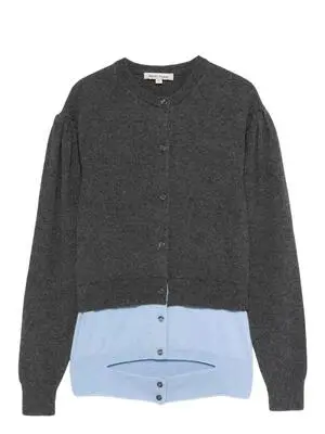 MERYLL ROGGE Puff-sleeve Cardigan - Grey