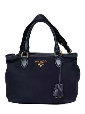 Prada Tessuto 2way Top-handle Tote Bag - Blue