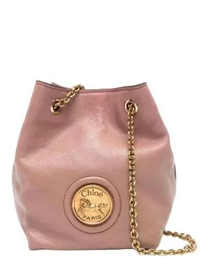 Chloé Horse Medal Mini Bucket Bag - Pink