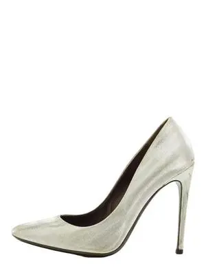 Roberto Cavalli Pointed Pumps - Silver