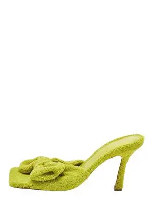 Bottega Veneta Bow-detail Mules - Green