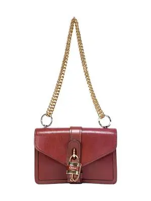 Chloé Aby Chain Shoulder Bag - Brown