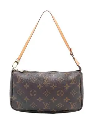 LOUIS VUITTON 2000 Monogram Pochette Accessoires - Brown