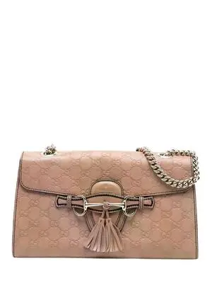 Gucci Sima Emily Medium Shoulder Bag - Brown
