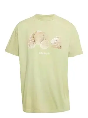 Palm Angels Teddy-print T-shirt - Green