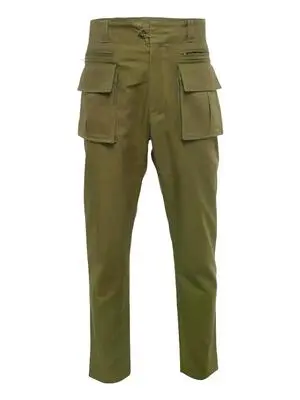 Dolce & Gabbana Cotton Cargo Trousers - Green