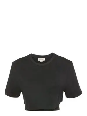 Alexander McQueen Layered Corset T-shirt - Black