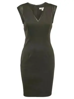 Pierre Balmain V-neck Midi Dress - Black