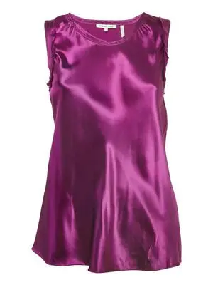 Helmut Lang Satin Top - Purple