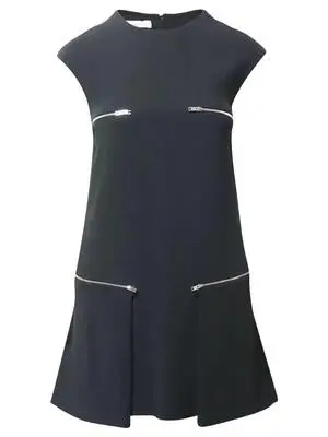 Stella McCartney Zip-detail Dress - Black