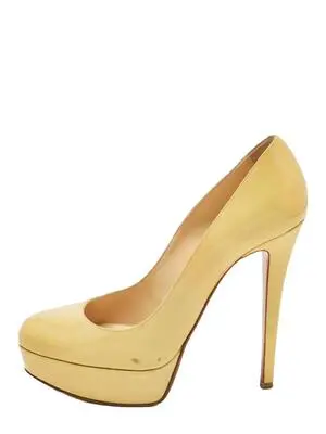 CHRISTIAN LOUBOUTIN Bianca Platform Pumps - Yellow