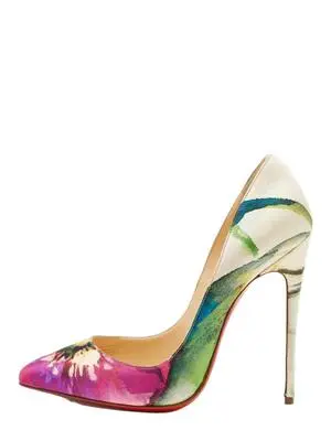 CHRISTIAN LOUBOUTIN Fabric Stiletto Pumps - Neutrals