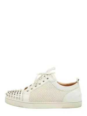 CHRISTIAN LOUBOUTIN Spike Studded Sneakers - White