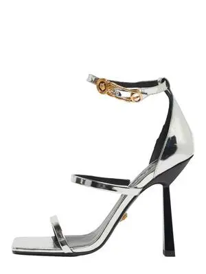VERSACE Leather Open-Toe Sandals