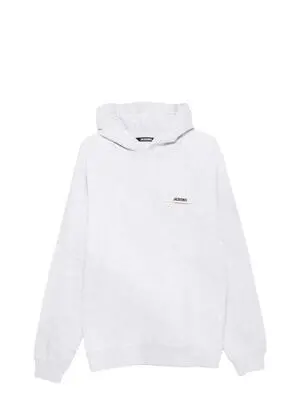 Jacquemus Kangaroo-pocket Hoodie - Grey