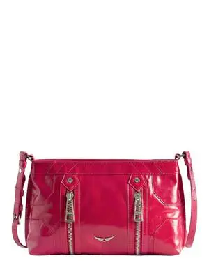 Zadig&Voltaire Patent Satchel Bag - Pink
